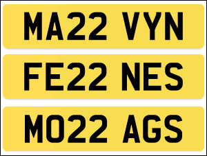 Exclusive 22 Series Personalised Registrations from Premier Plates UK